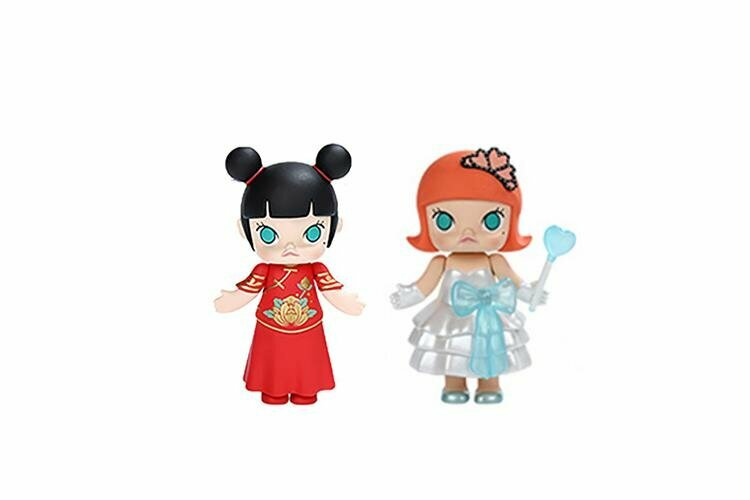 Коллекционные фигурки унисекс POP MART Molly Flowers Girl Series Hidden July Princess, Confirmed-Hidden+July Princess (Open)