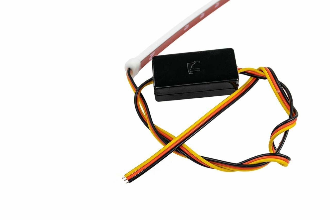 Гибкая светодиодная лента ДХО Sal-Man 60см бело-желтая с плавным розжигом и повторителем поворотника универсальная