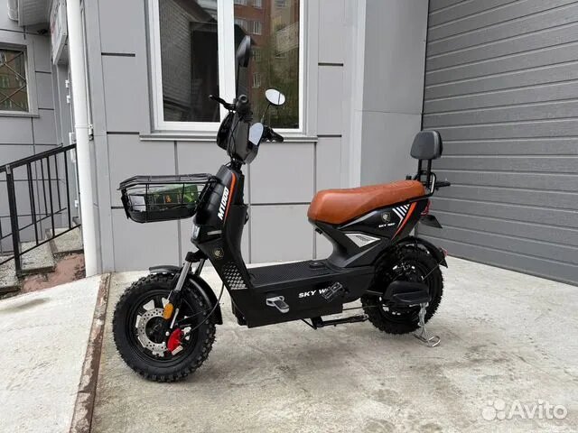 Электровелосипед SkyWay Samurai 1200w 16 радиус колес с NFS и круиз контролем на моторе (240w) черный