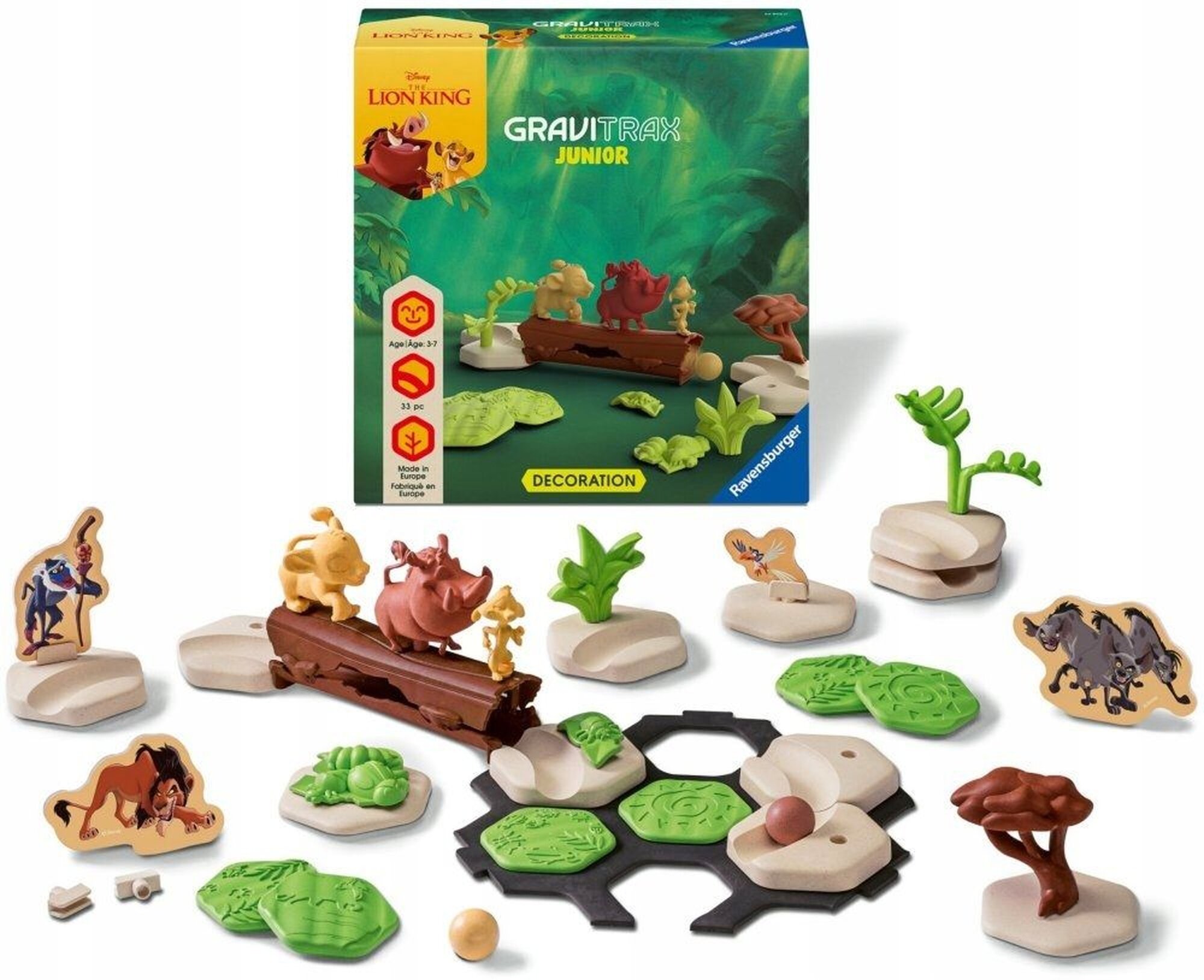 Конструктор Ravensburger Gravitrax Disney Junior The Lion King Expansion Set - Дополнительный набор - Гравитракс 238620