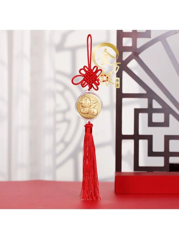 Новогодняя поздравительная подвеска