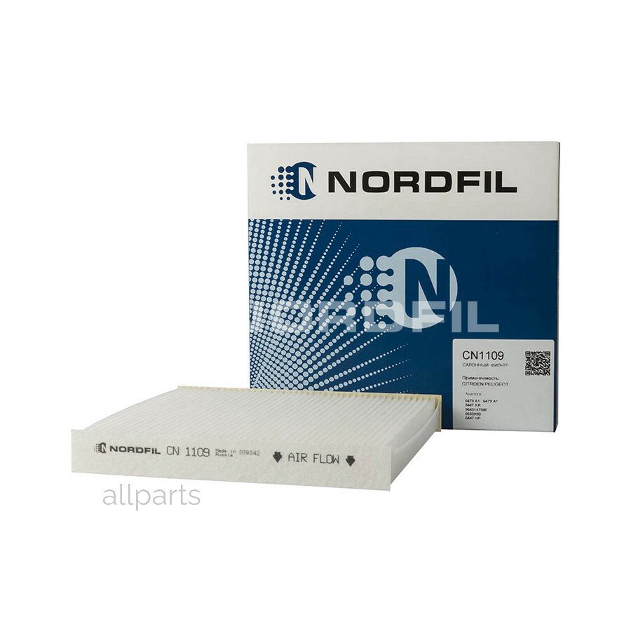 NORDFIL CN1109 Фильтр салона Citroen Berlingo Peugeot Partner DONGFENG H30 Cross / S30