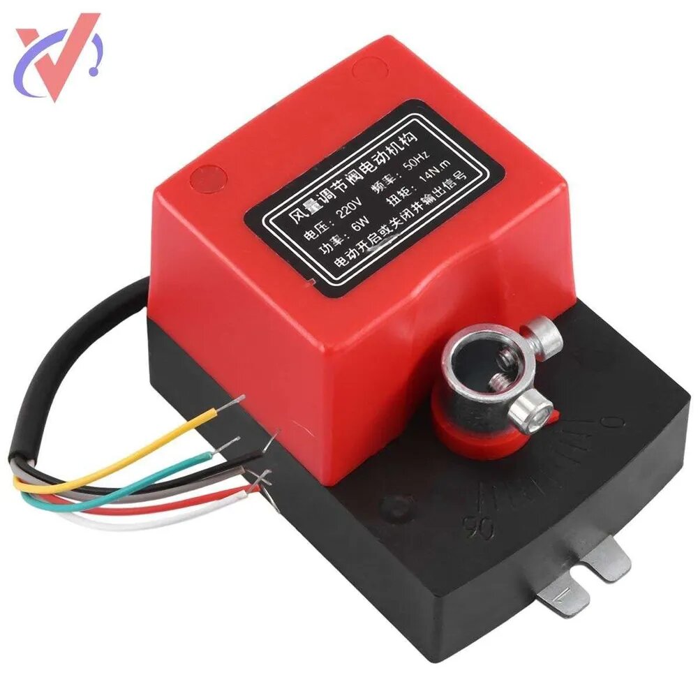 Воздушный демпфирующий клапан Ac220V Электрический привод воздуховодной заслонки для вентиляционных клапанов с обратной связью по сигналу