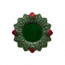 Блюдо 33см."Strawberries" зеленое