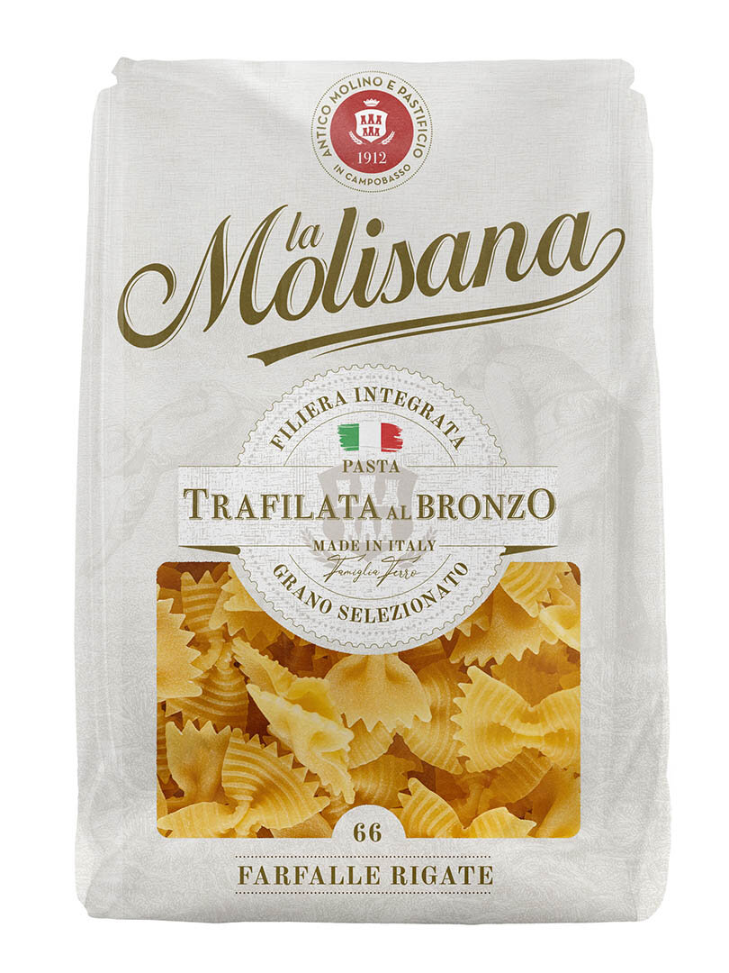 Макароны La Molisana FARFALLE Бантики из твердых сортов пшеницы № 66, 450 г