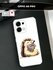 Силиконовый чехол на Oppo A6 Pro / Оппо A6 Про с принтом Еж кофеман