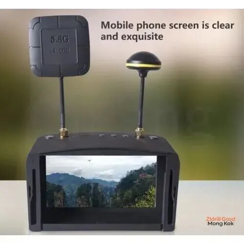 EV800D Шлем FPV Goggles с 2 приемными модулями, для квадрокоптеров и р/у моделей — фото 1