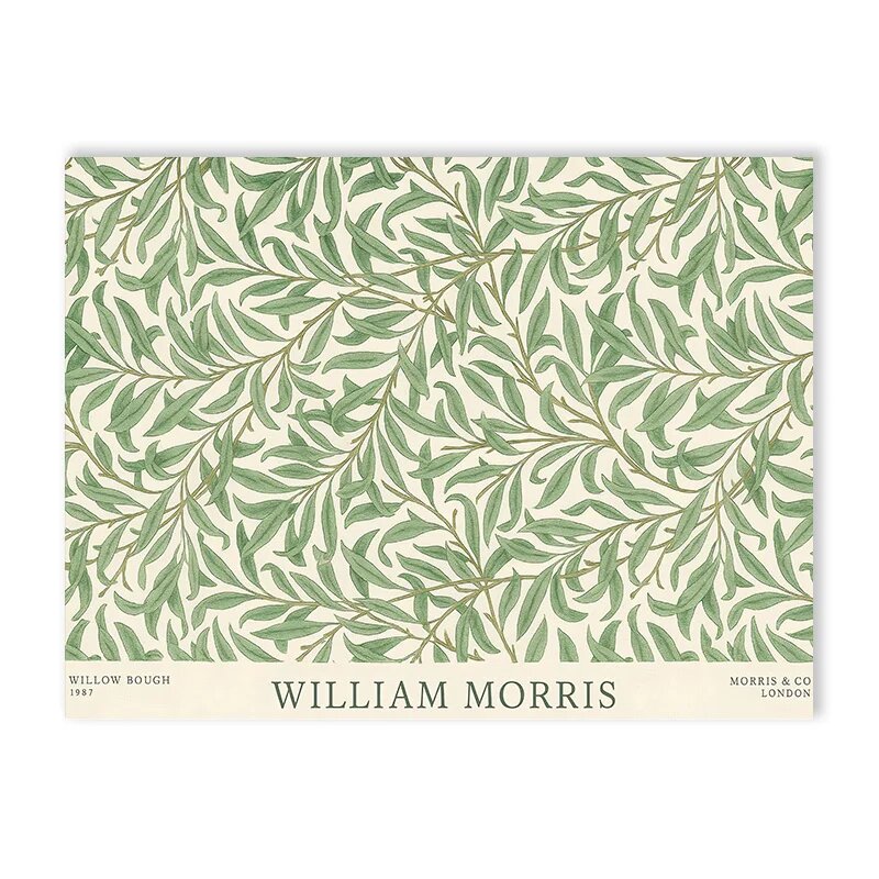 Постер William Morris Willow Bough, 30x40см, цвет 11, без рамки