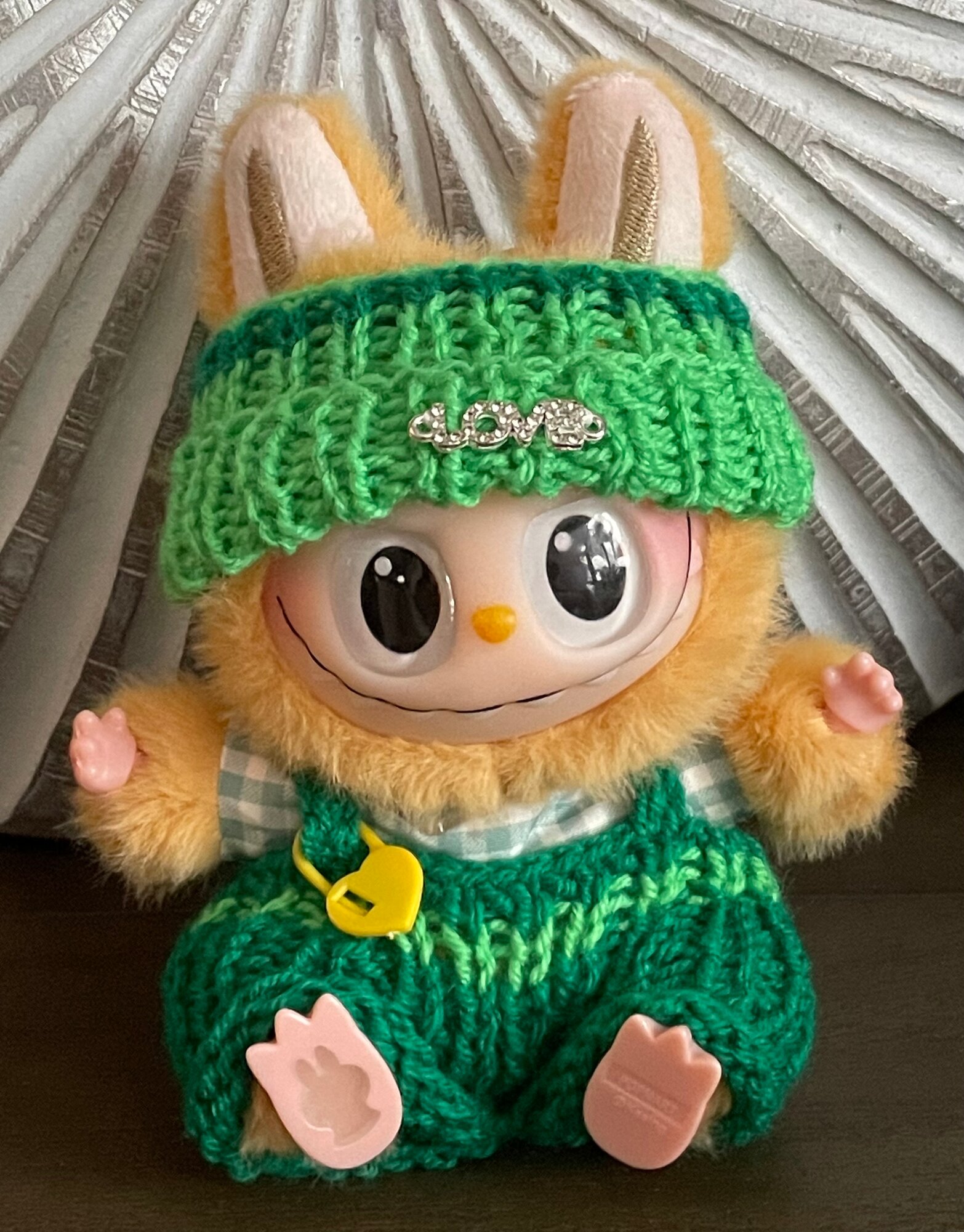 Лабубу мягкая игрушка брелок Labubu Love 17см