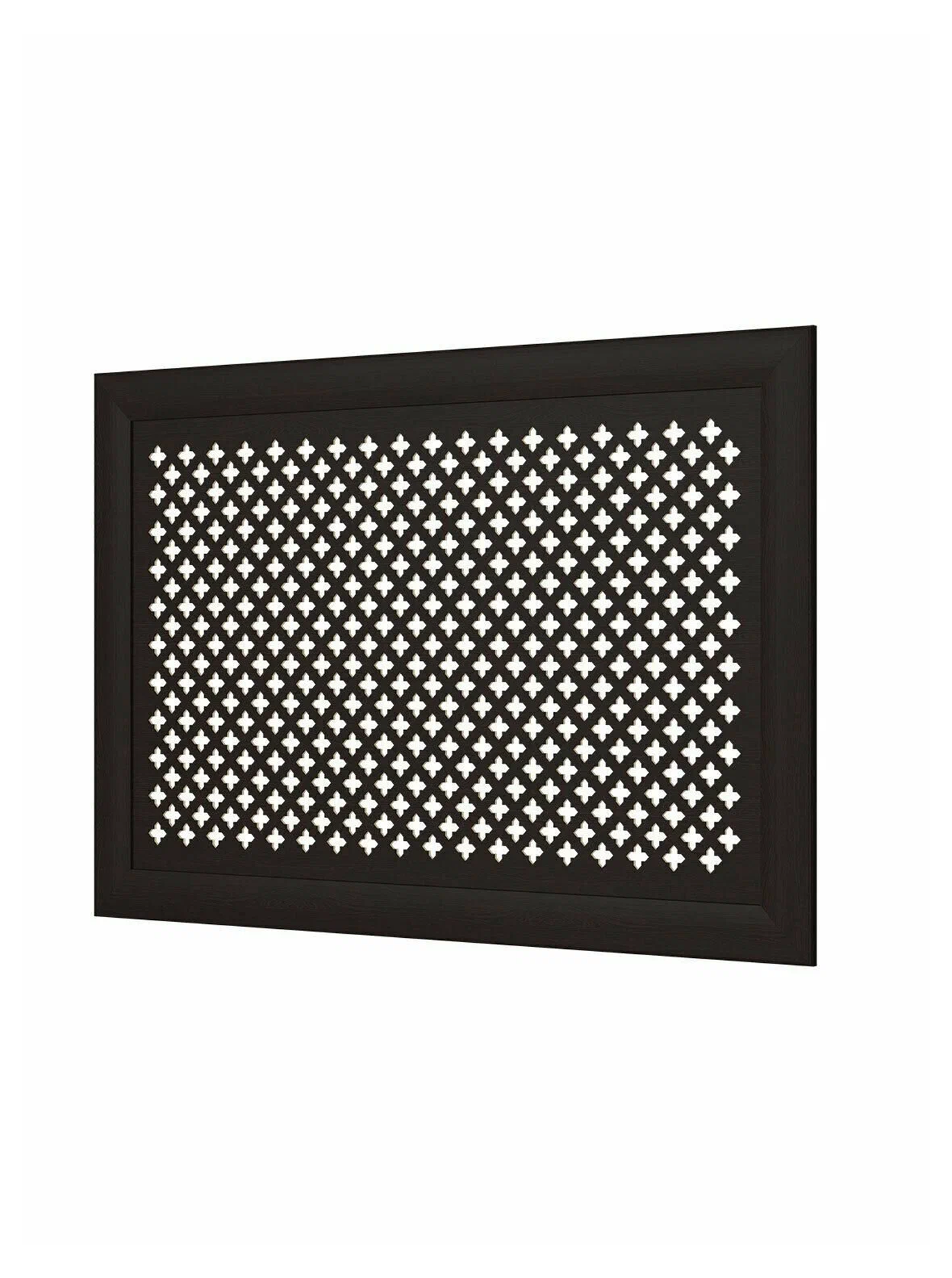 Экран декоративный для радиаторов и батарей: 600х900 мм, венге, готика, серия Модерн с рамкой