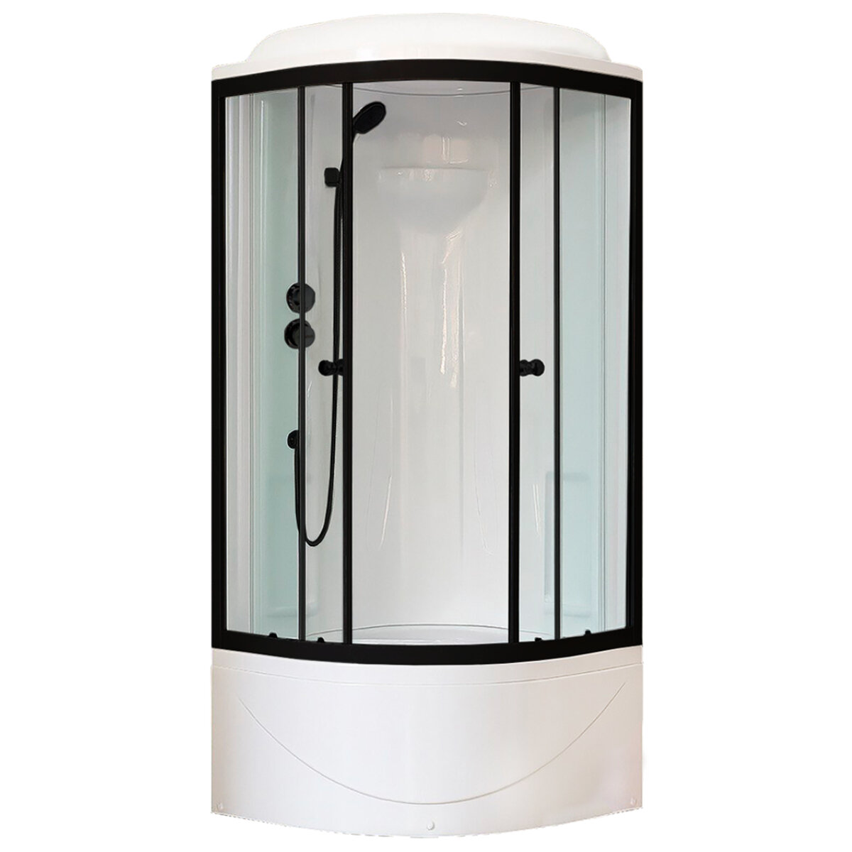 Душевая кабина Royal Bath BK 90х90 RB90BK1-T-BL