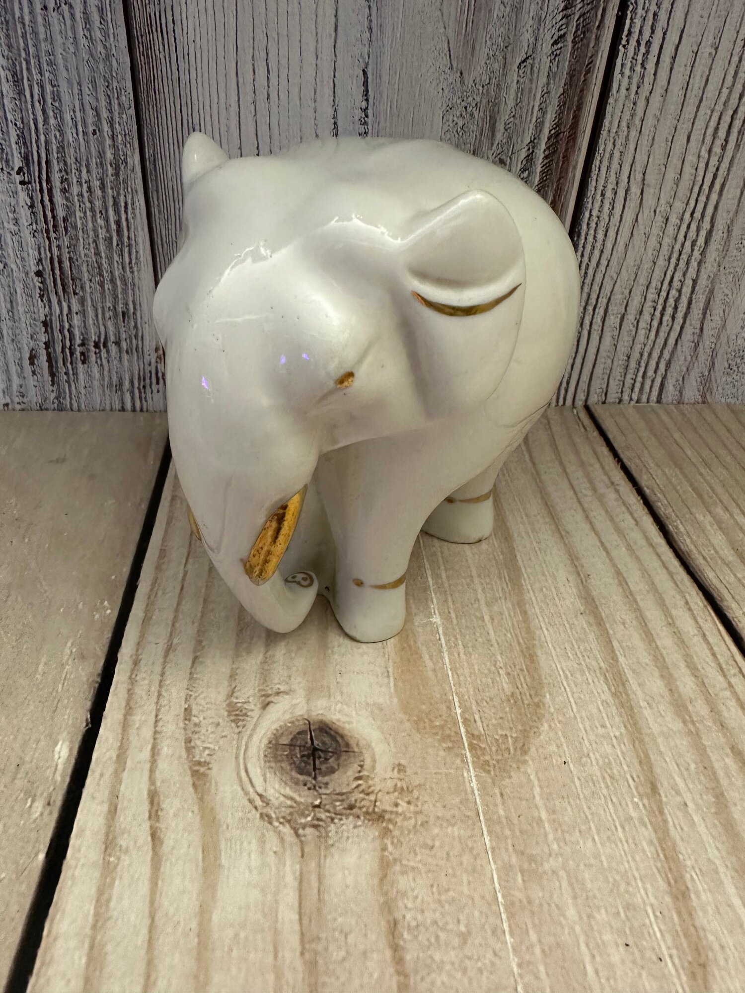 Статуэтка Слон фарфор ЛфЗ 1950 годы редкая авторская