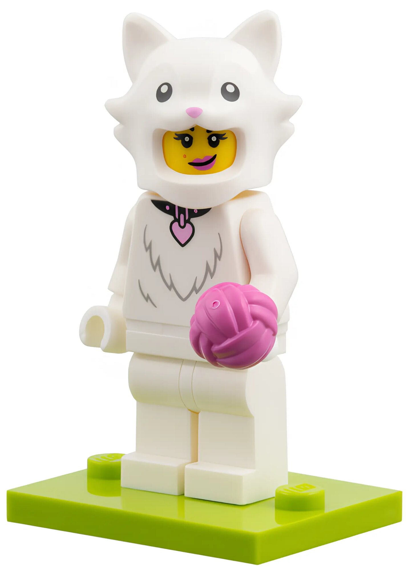 Минифигурка LEGO 71051 Fluffy Cat Costume Fan, Series 28 col28-2 N