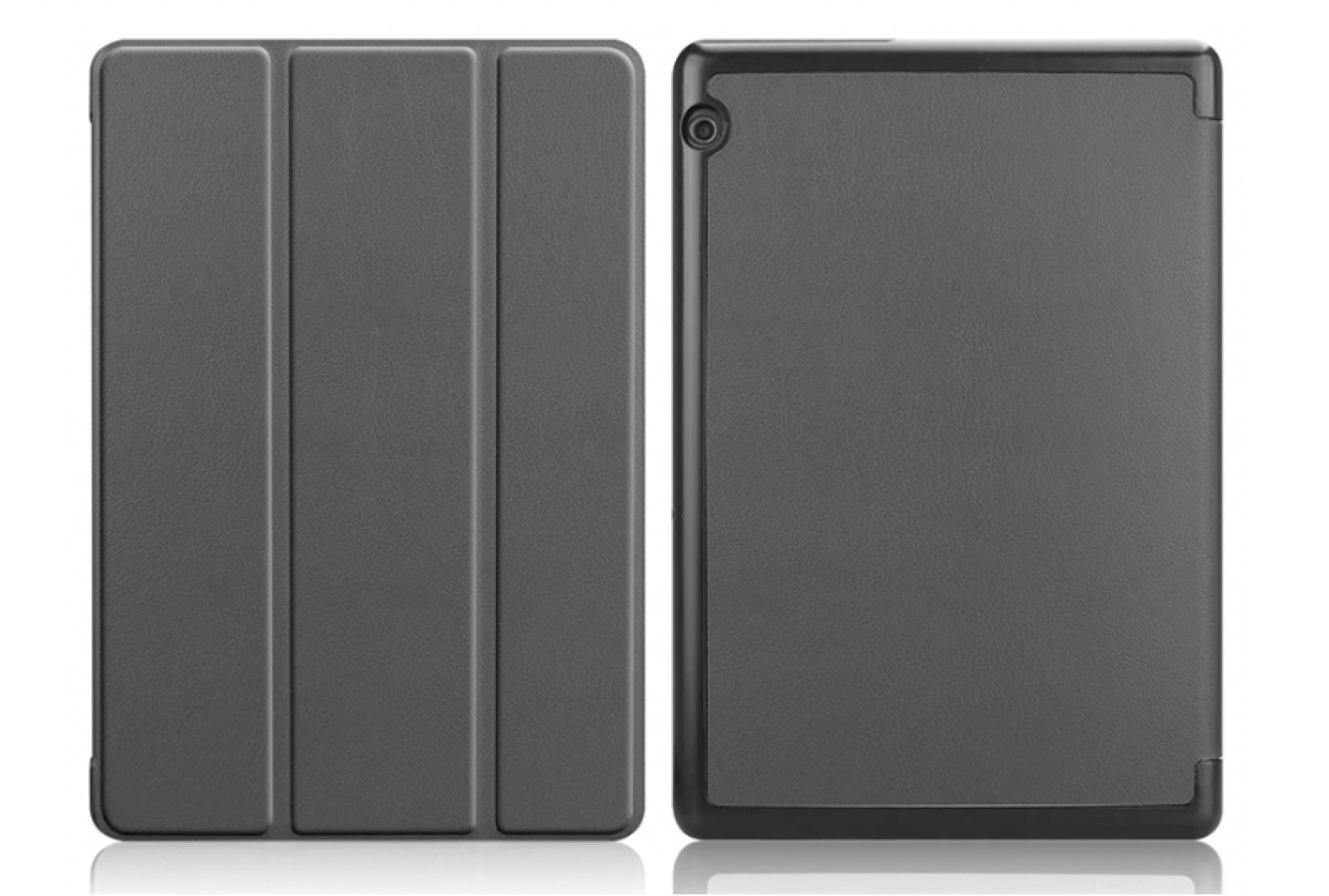 Чехол-обложка MyPads для Huawei MediaPad T5 10 с функцией подставки серый