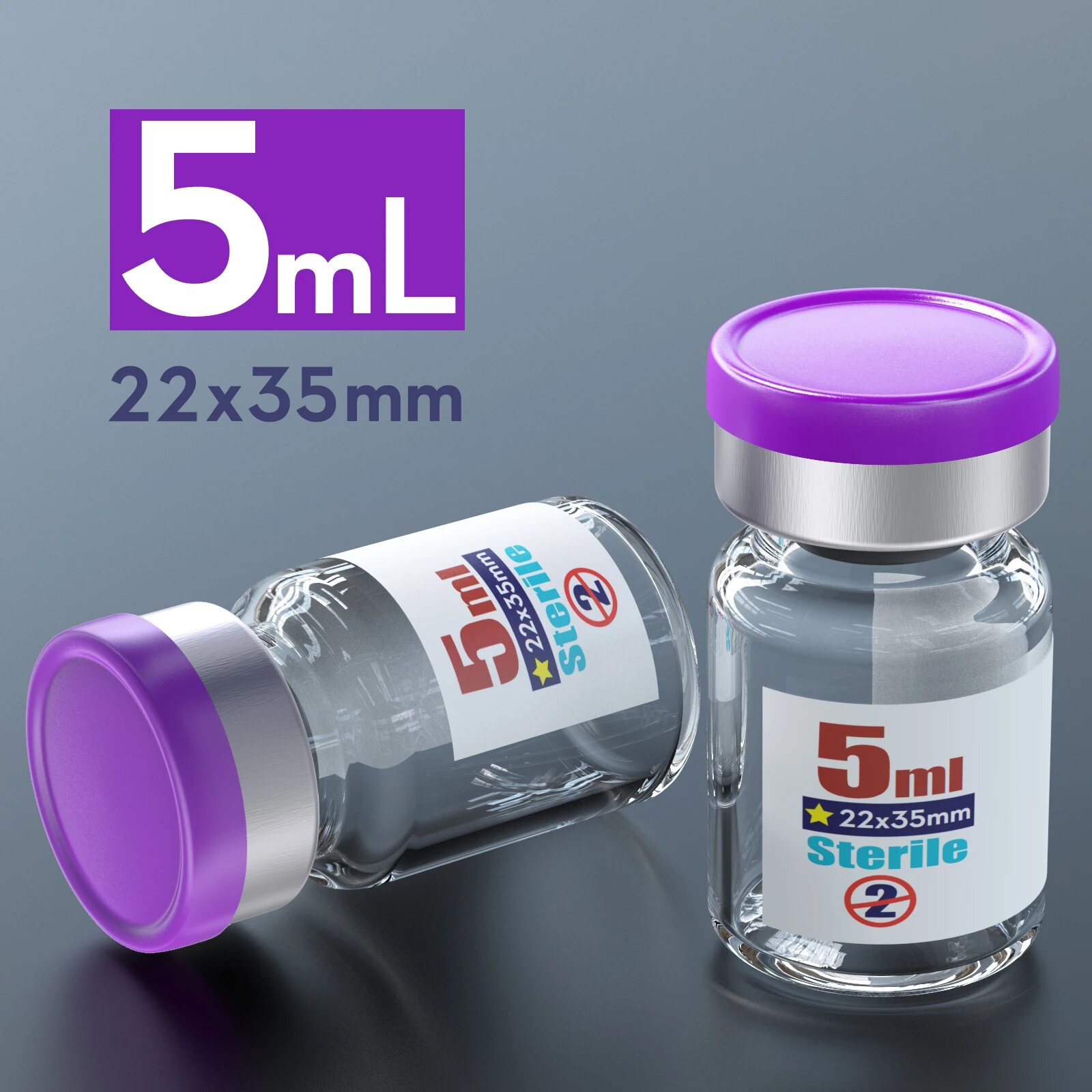 Стерильные флаконы 5ml Ks-Tek, 10шт