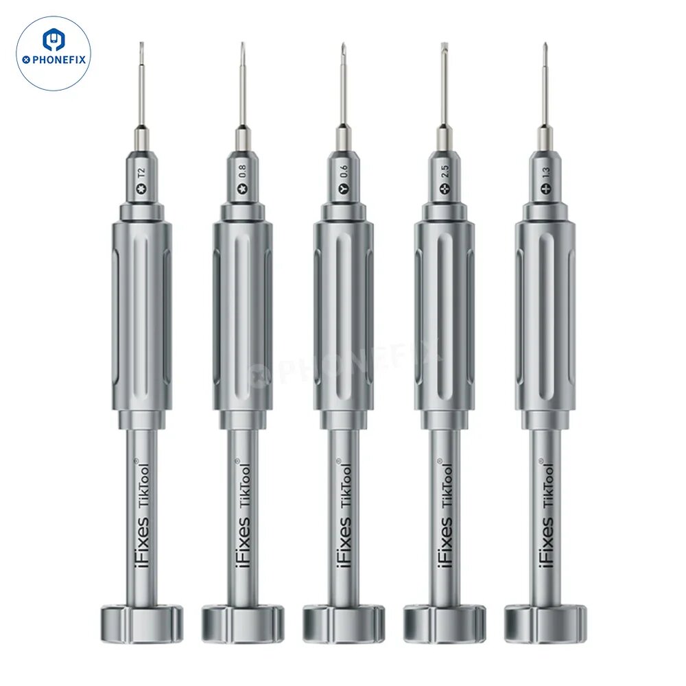 Набор прецизионных отверток IFixes Tiktool ITK5 Mini с жесткими битами S2, встроенным сильным магнитным полем для ремонта планшетов IPhone IPad