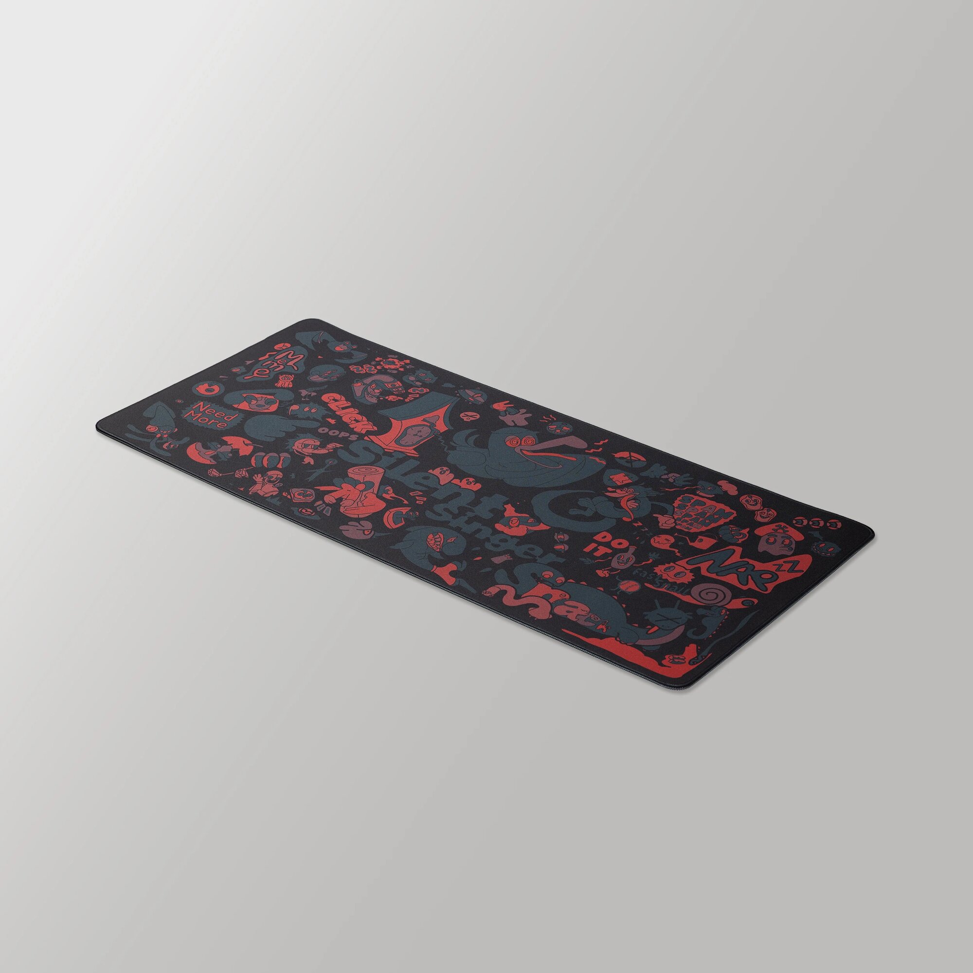 Коврик для мыши KBDfans Toon Chaos, Crimson Red