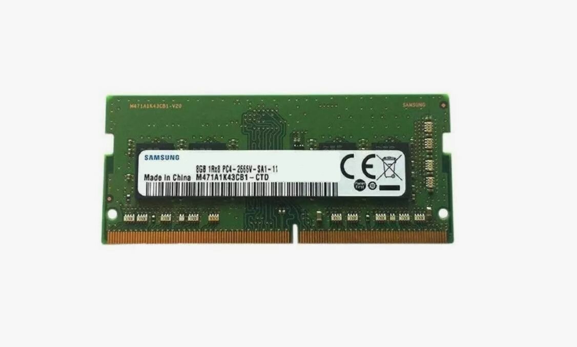 Оперативная память SODIMM 8GB DDR4-2666 Samsung M471A1K43CB1-CTD