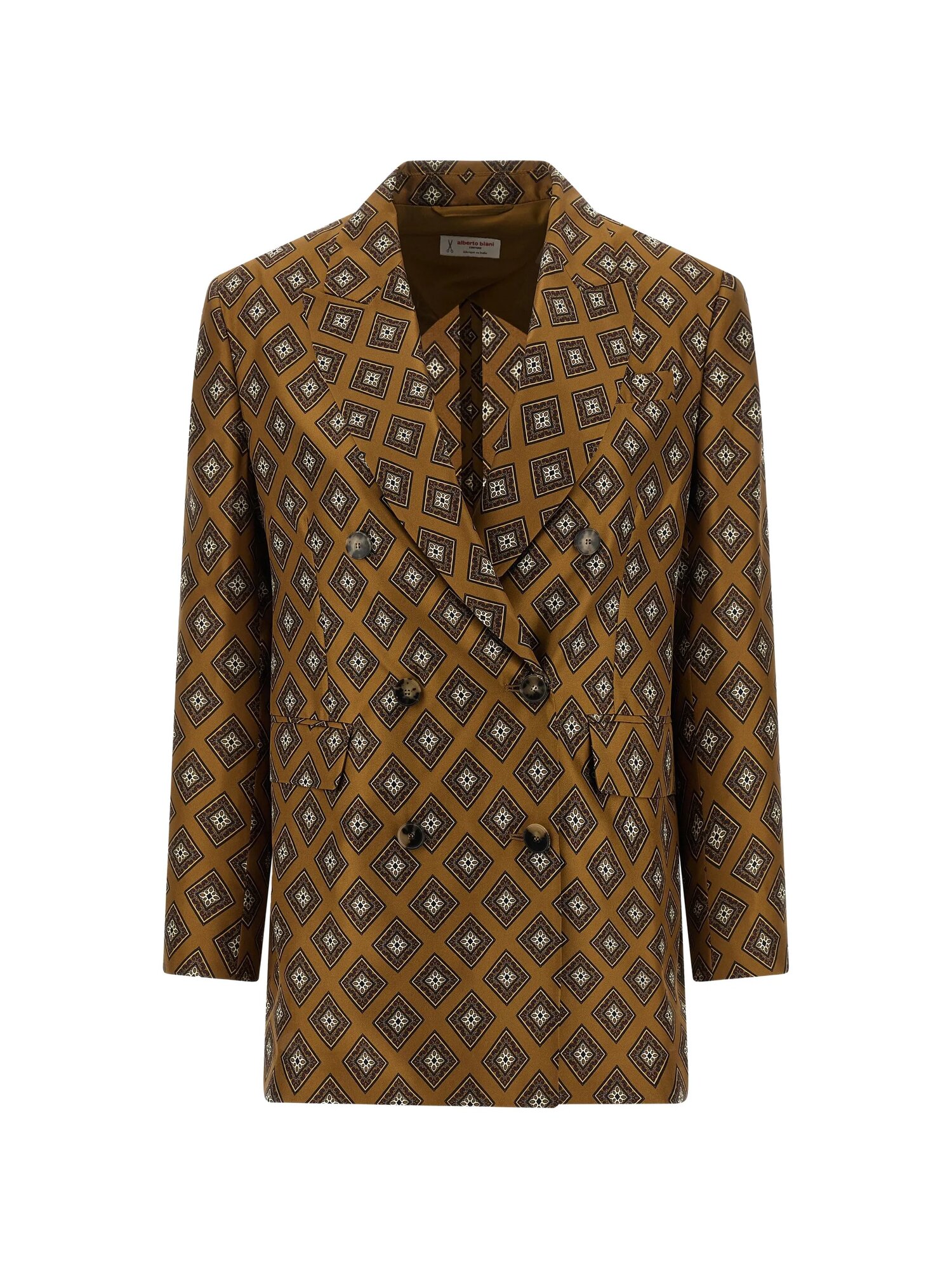 Куртка Silk double-breasted blazer