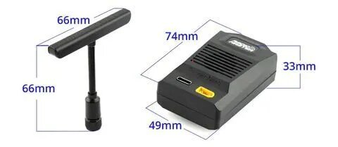 Аксессуар для р/у моделей RadioMaster RANGER MICRO ELRS, 2*RP1+1*RP2 приемник — фото 1