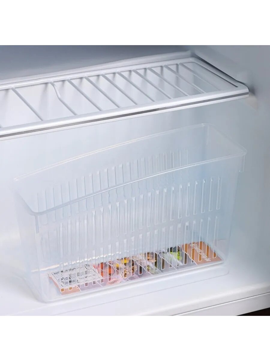 Прозрачный контейнер для холодильника 24,5×9,5×14 см