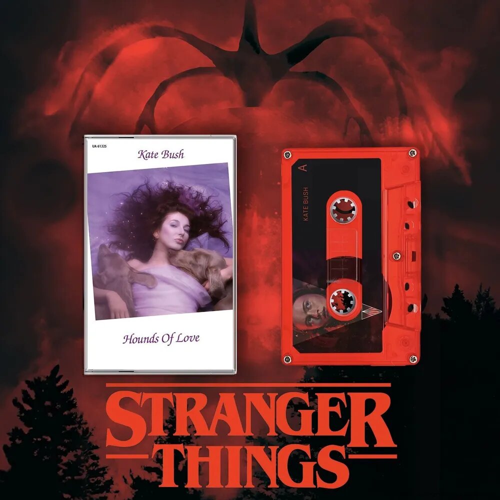 Аудиокассета Stranger Things, 45 мин, специальное издание Max, стилизованная под сериал с Kate Bush