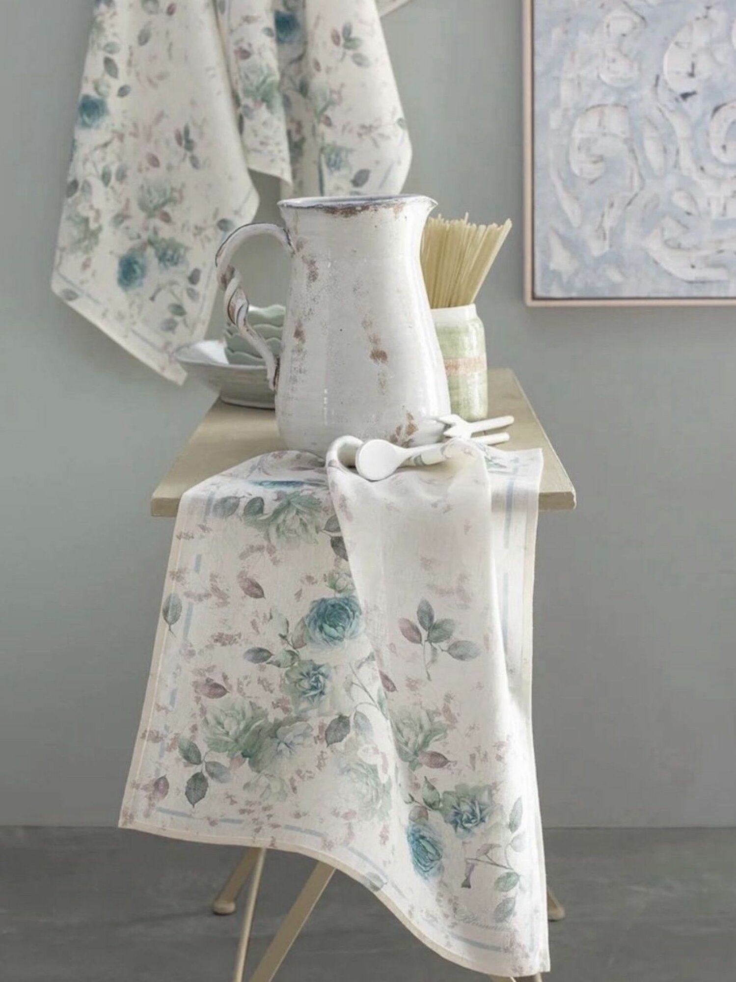 Полотенце Blumarine home collection LABUAN кухонное льняное