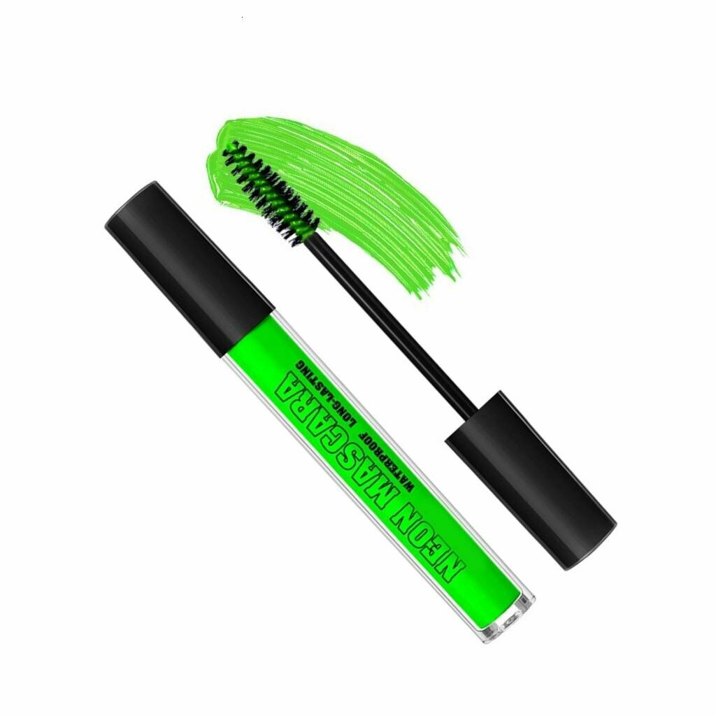 Водостойкая тушь для ресниц, Зеленый