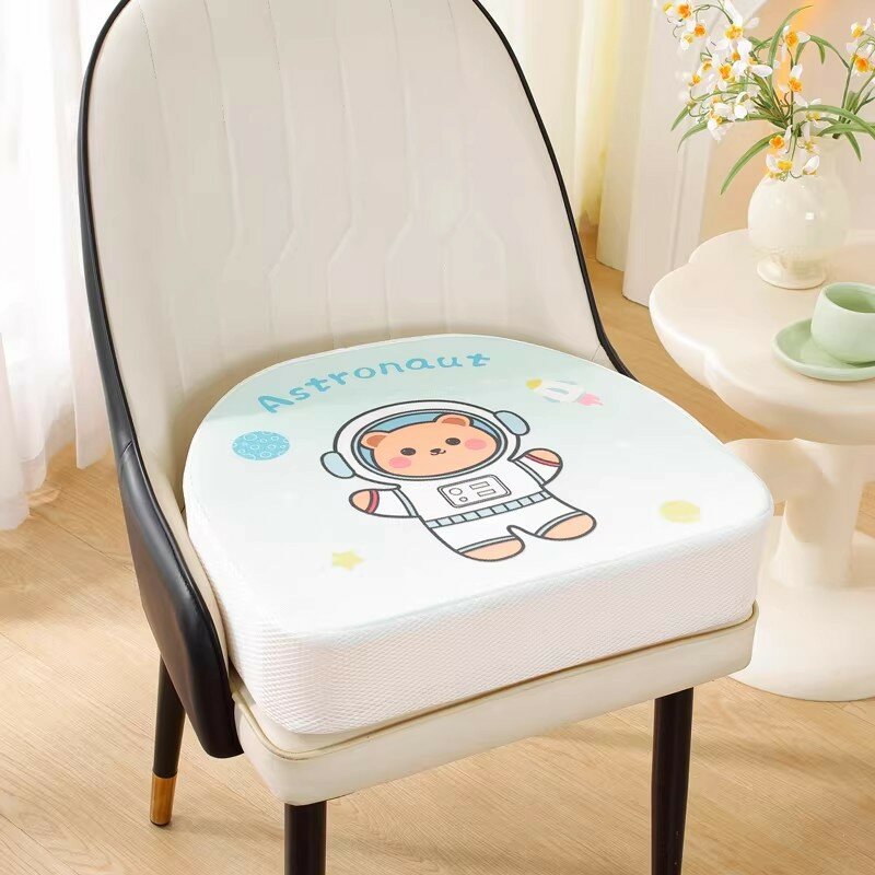 Подушка для увеличения роста детей, детский стульчик для кормления, сиденье в форме подковы, приподнятая и утолщенная подушка для стула, подушка для стула для учеников начальной школы.