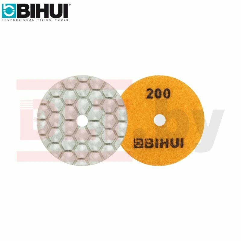 Алмазный гибкий шлифовальный круг для гравера BIHUI #200, 50 мм, для сухой шлифовки, арт. AGMPD3