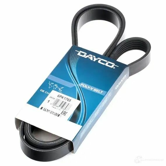 DAYCO Ремень поликлиновый ручейковый 6 х 1765 мм арт. 6PK1765