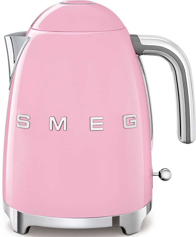 Чайник Smeg KLF03PKEU, 1.7л, нержавеющая сталь, цвет розовый