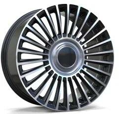 Диск автомобильный литой RST R112 20x9 5x114.3 et40 dia67.1 Чёрный с полированной лицевой частью