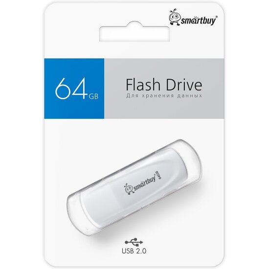 USB флешка Smartbuy 64Gb Scout white USB 2.0