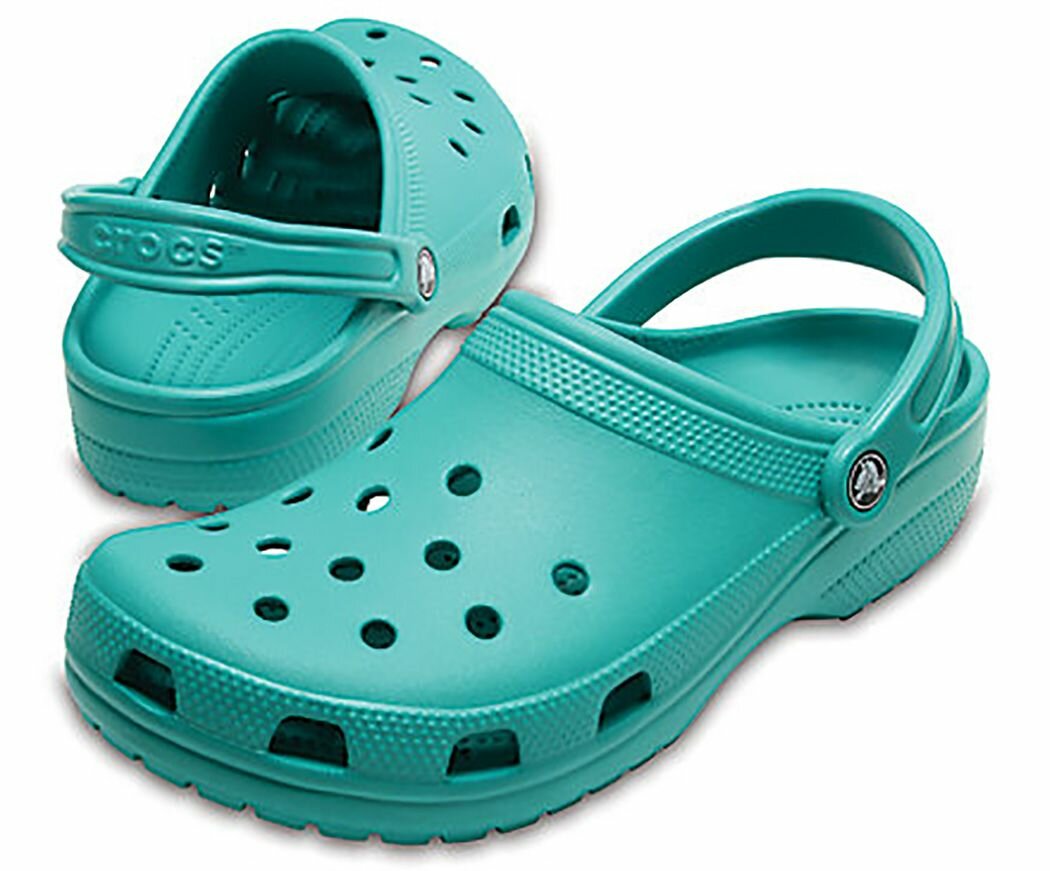 CROCS Сабо Классик Тропикл Тил 10001-3N9 (40.5 (M8/W10), 3N9)