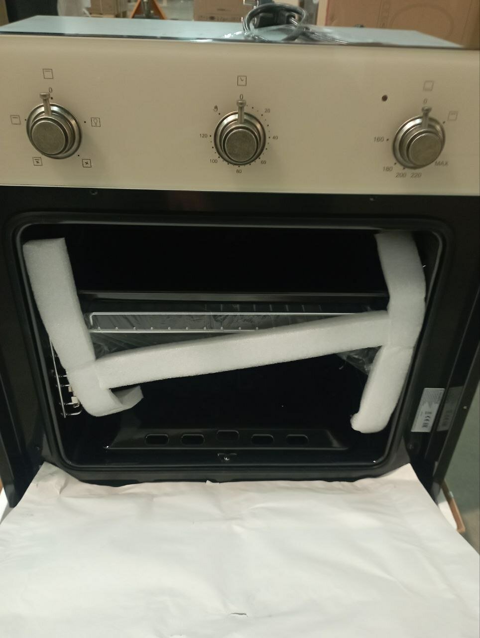 Шкаф духовой газоэлектрический MAUNFELD EOGC604RIB.MT Slim