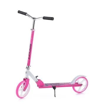 Самокат 2-х колесный ROCKET, колеса PU/ 200 мм, ABEC 7, розовый R0093