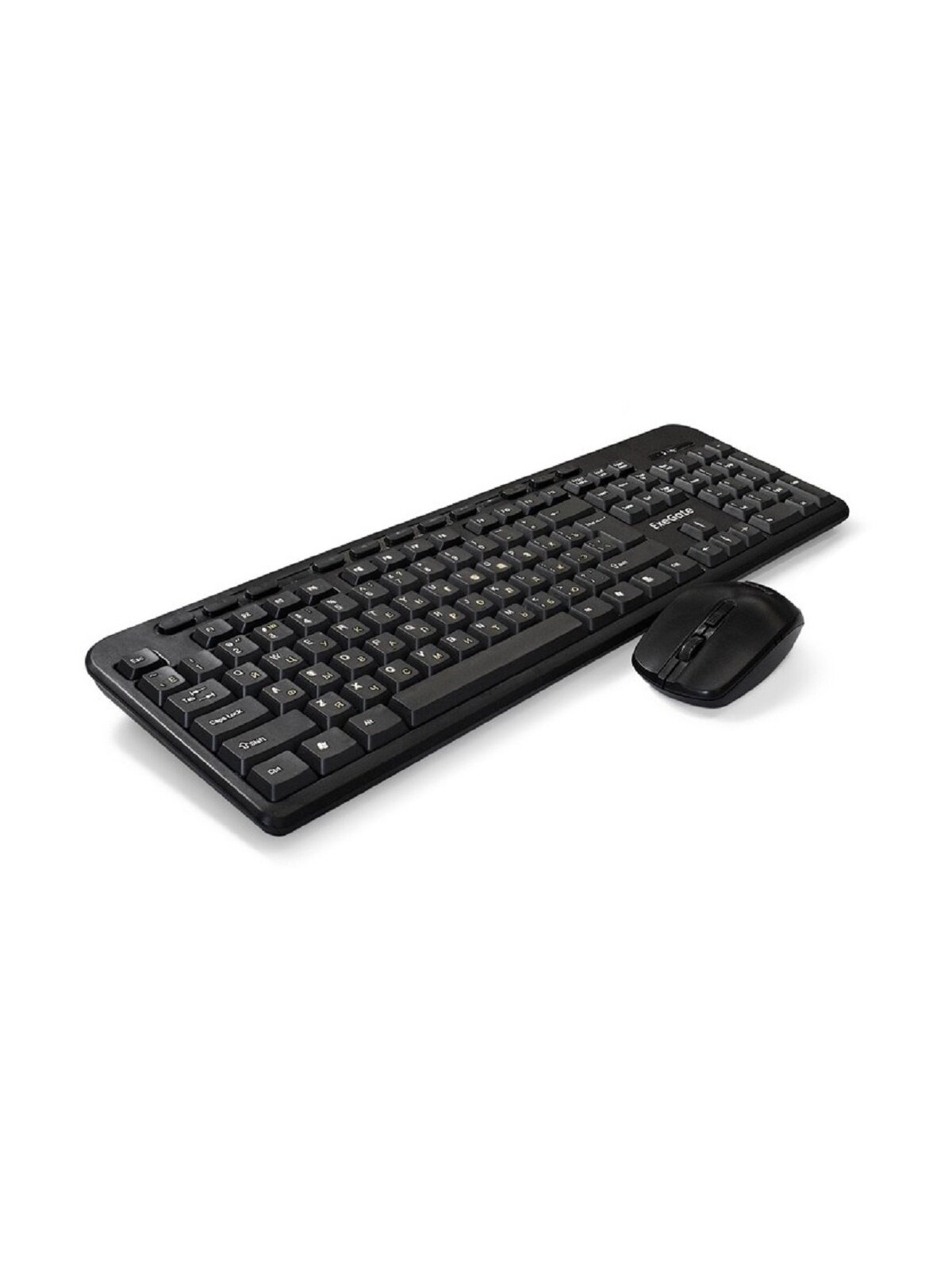 Exegate EX286220RUS Комплект беспроводной ExeGate Professional Standard Combo MK240 (кл.115кл+мышь800/1200 4кн.+Scr, USB)
