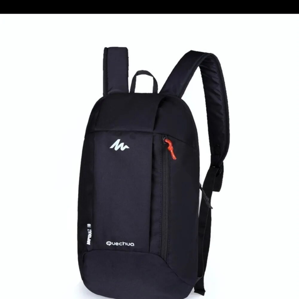 DECATHLON Рюкзак Quechua, детский, мужской, женский, черный, 40x22x10 см