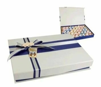 Конфеты SORINI Elite ассорти из молочного и белого шоколада /картон/ 350г