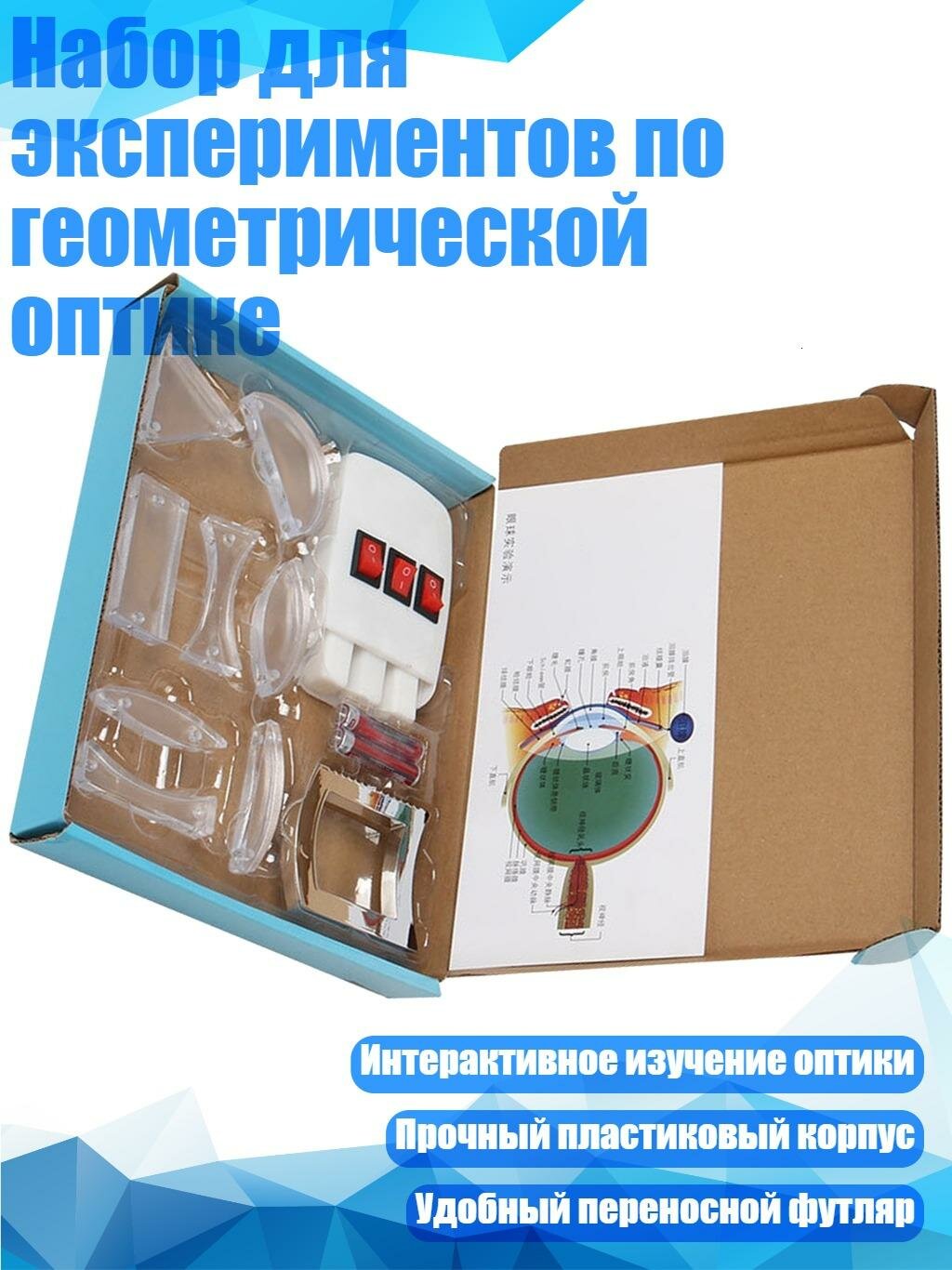 Набор для экспериментов по геометрической оптике