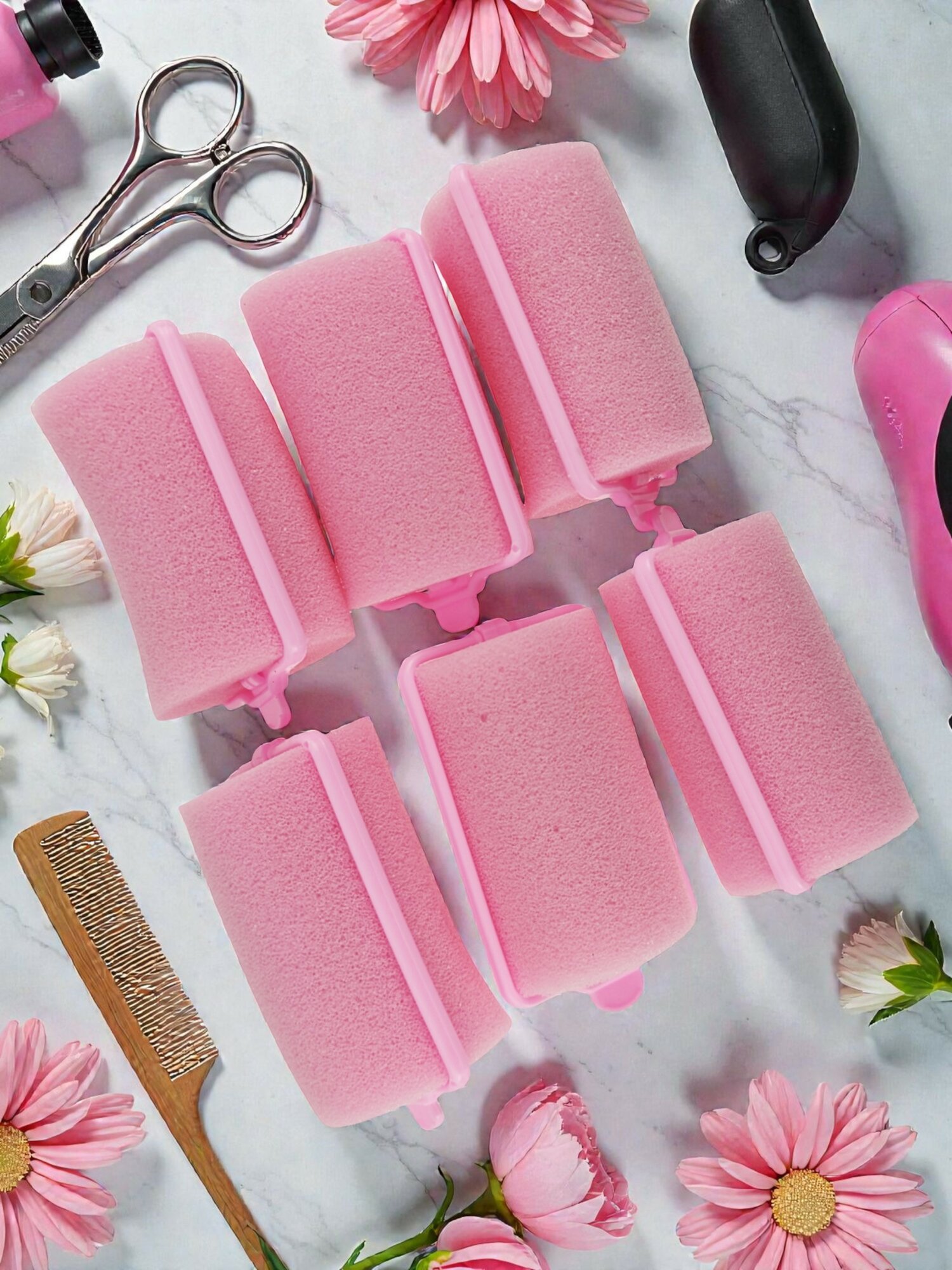 Бигуди Beautella, поролоновые, диаметр: 3.6см, 6шт