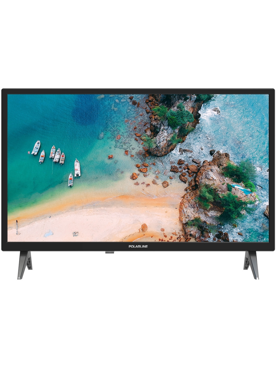 Телевизор PolarLine 24PL51TC-SM 24" LED, HD, черный, смарт ТВ, Android
