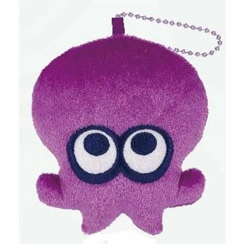 Nintendo Splatoon Plush Purple Octopus Coin Case 10cm Оригинал из Японии