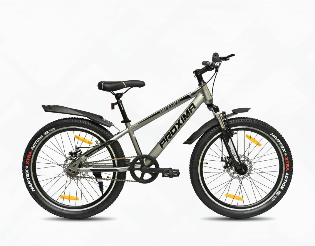 Велосипед Proxima Trekker 24" 2025-2026, Черно-Серый