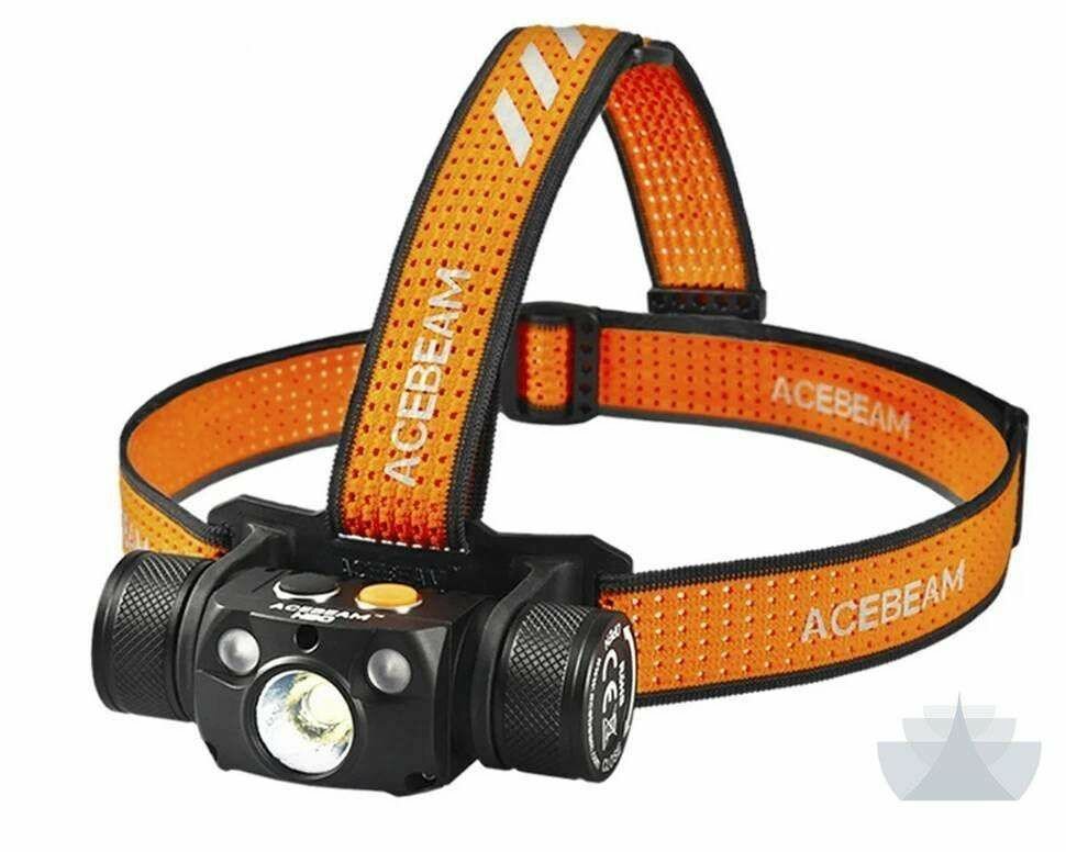 Налобный фонарь Acebeam H30-CRI Neutral white, 21700, 171 метр, 4000 люмен (Комплект)