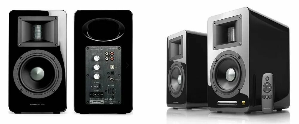 Беспроводная акустика Edifier Airpulse A100 Black /RED мощность 100 Вт, Bluetooth v5.0, пульт, чёрные