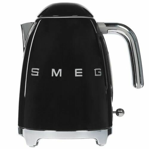 Электрочайник Smeg KLF03BLEU, 1.7л, 2400 Вт, нержавеющая сталь, черный — фото 1