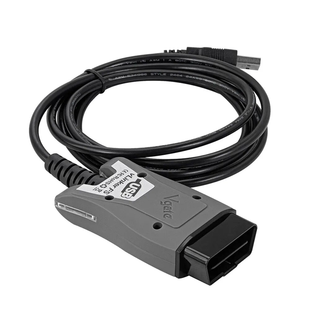 Vgate Vlinker FS ELM327 USB OBD2 Автомобильные диагностические инструменты FORScan OBD2 автомобильный сканер MS/HS CAN PK OBDLink EX для Mazda для Ford