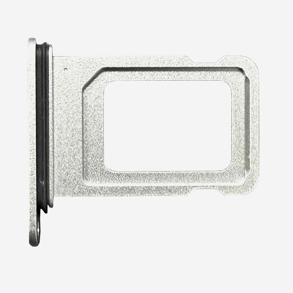 Лоток SIM-карты iPhone 16e белый — запасная часть для ремонта смартфона — фото 1